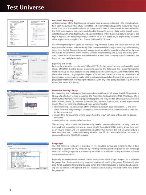 Omicron Testing Solutions For Protection And Measurement Systems Omic…