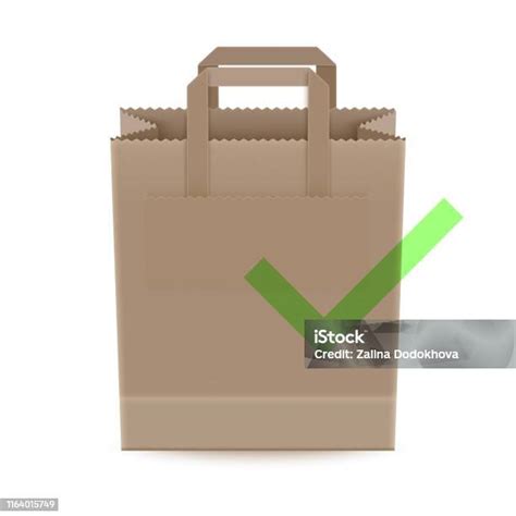 현실적인 스타일 오염 문제 개념종이 쇼핑 백의 그림 비닐 봉투에 아니오라고 말하고 생태 봉투를 사용하십시오 가방에 대한 스톡 벡터 아트 및 기타 이미지 Istock