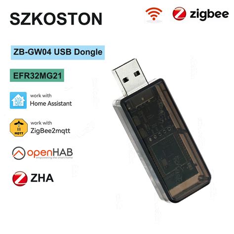 Jual Zigbee 3 0 Usb Dongle Based On Silicon Labs Efr32mg21 Universal Zigbee Gateway Zb Gw04