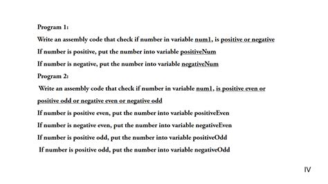 Solved Program 1 Write An Assembly Code That Check If