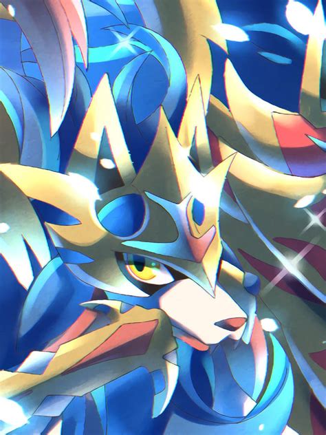 Download Zacian In Pokemon Sword And Shield Wallpaper Wallpapers Com