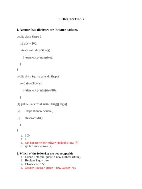 progress test 2 key spring20 pdf c programming language class computer programming