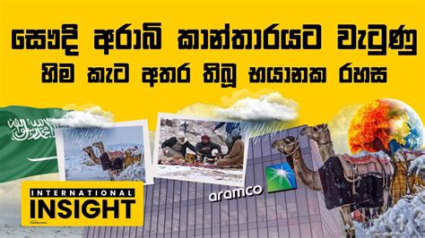 සෞදි අරාබි කාන්තාරයට වැටුණු හිම කැට අතර තිබූ භයානක රහස Globalnews Youtube