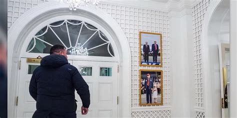 White House Hangs Photos Of Trump With Putin And Xi In Newly Remodeled Room