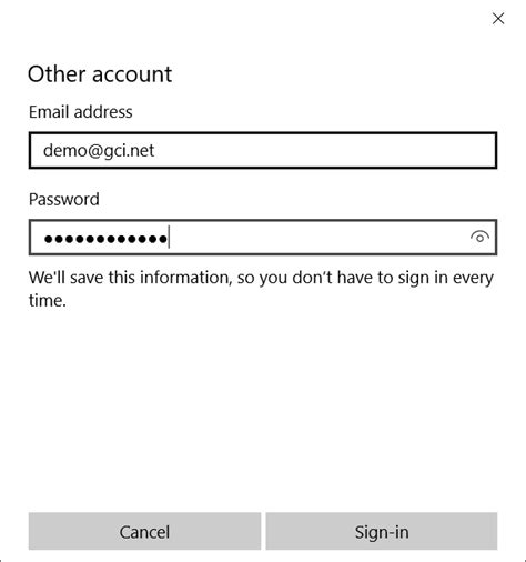 GCI Email Set Up For Windows 10 GCI Support