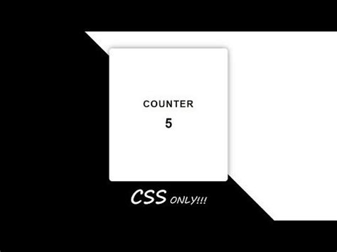 CSS Counter CSS Animation Web Design Tutorials Css Web Design