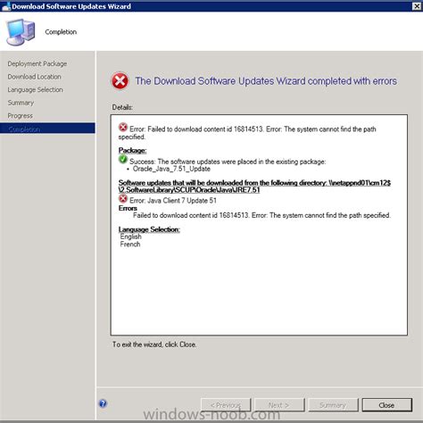 Download Software Update Wizard Error Configuration Manager 2012