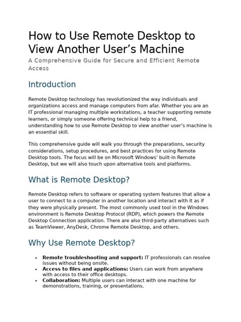 how to use remote desktop pdf remote desktop services user