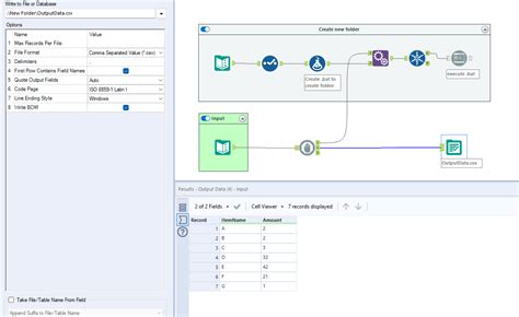 create new folder and add output file alteryx community