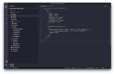 Sanity Nextjs Vercel Yarn Example Made With