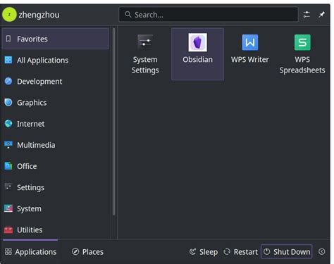 Unable To Use Arrow Key To Choose Shut Down In Start Menu Newbie Endeavouros