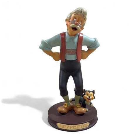 Lot Walt Disneys Pinocchios Geppetto Figurine