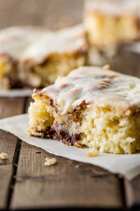 Cinnabon Cinnamon Roll Sheet Cake Oh Sweet Basil