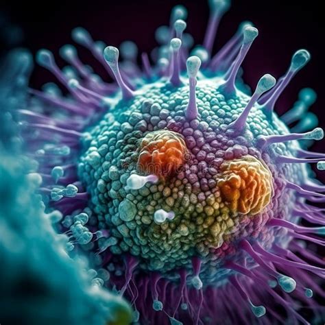 Abstract Virus Macro View Stock Image Image Of Organic 275011067