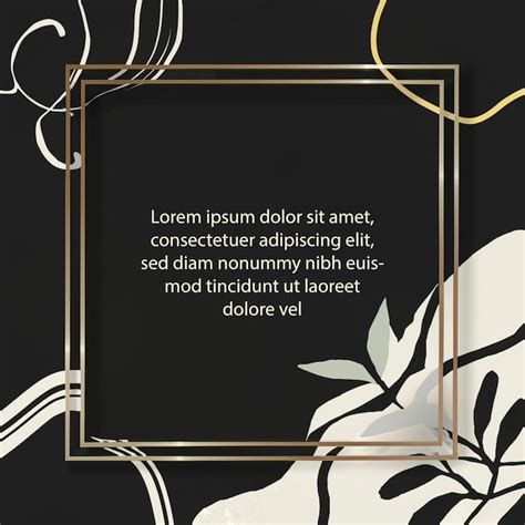 premium psd editable layers psd text and hires picture for frame gold