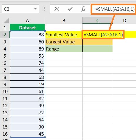 Find A Dataset S Range In Excel