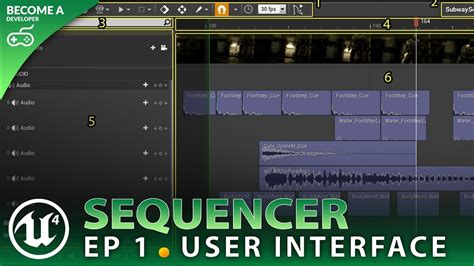 User Interface Overview 1 Unreal Engine 4 Sequencer Course Youtube