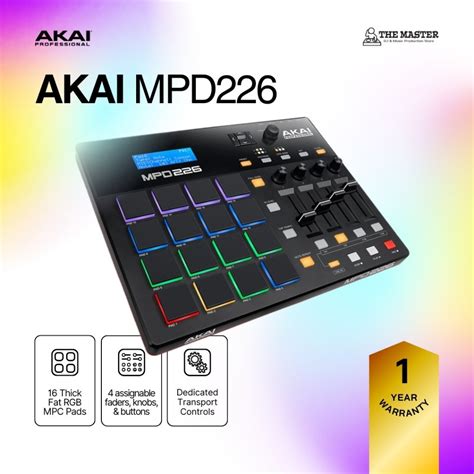 Jual [ready Stock] Akai Mpd226 Mpd 226 Usb Pad Controller Shopee Indonesia