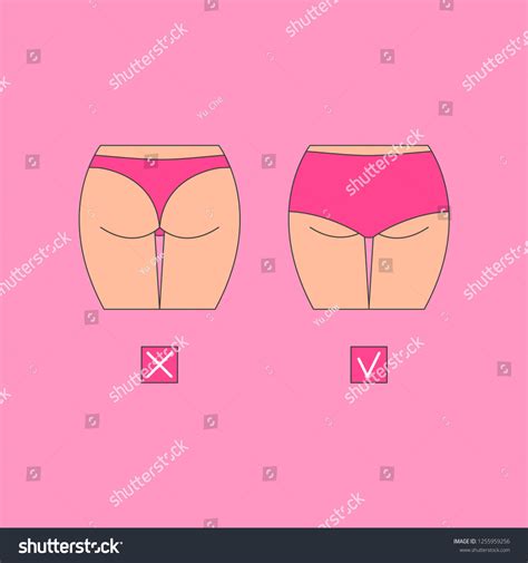 Panty String Classical Vector Color Illustration Stock Vector Royalty Free