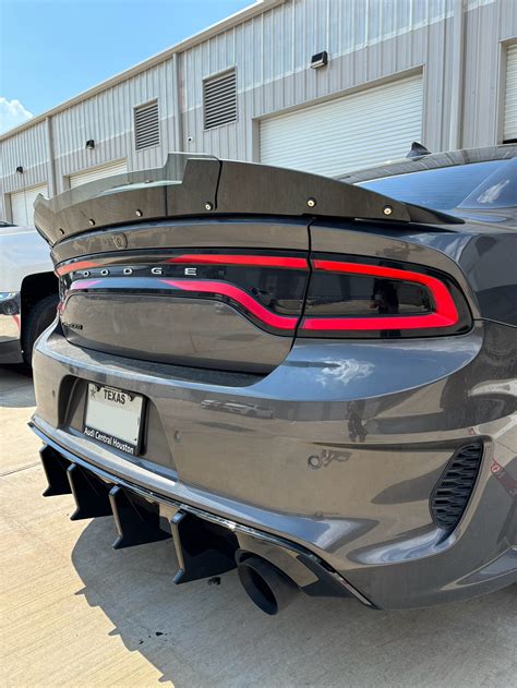 Charger Widebody Gloss Diffuser Fishtail Pep11customz