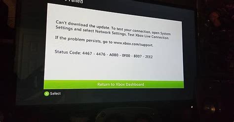 Help Cant Update My Xbox 360 Rxbox360