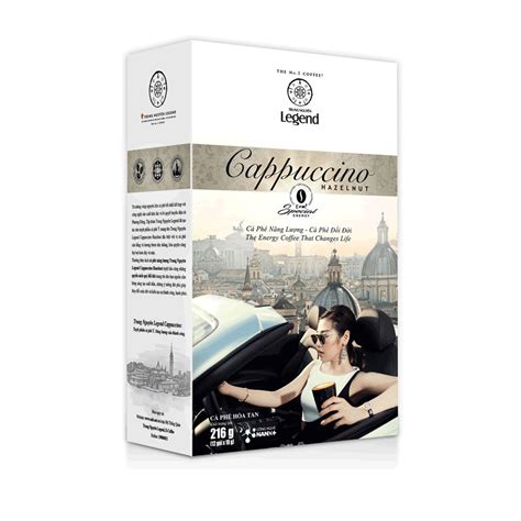 Кофе Капучино Лесной орех 3в1 Trung Nguyen Legend Cappuccino, 216г ...