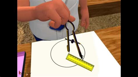 Maths How To Draw A Circle English Youtube