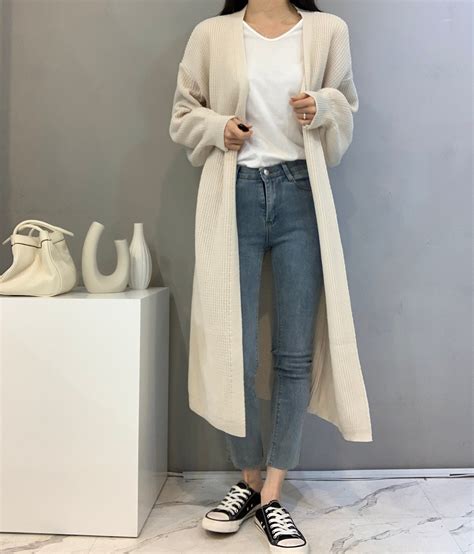 [44 88] [봄신상💕] 롱가디건 니트가디건 키큰녀가디건 봄가디건 간절기 루즈핏가디건 박시 빅사이즈가디건