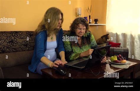 Pregnant Woman And Grandmother Stock Videos And Footage Hd And 4k Video
