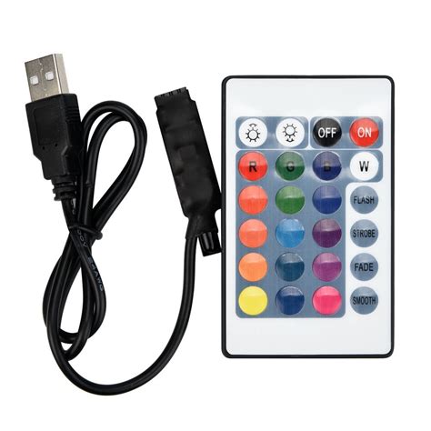 Xinduolei Rgb Usb Led Strip Ir Rf Remote Controller 24 Key 3528 5050