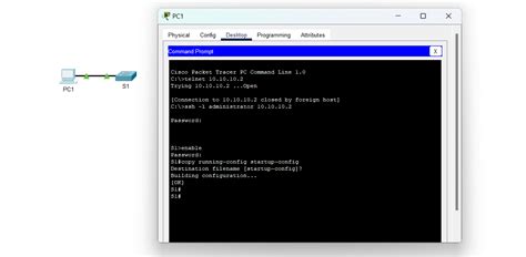 136 Packet Tracer Ssh Configuration Secure Remote Access On A