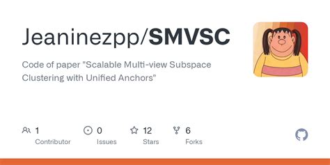 Github Jeaninezppsmvsc Code Of Paper Scalable Multi View Subspace Clustering With Unified