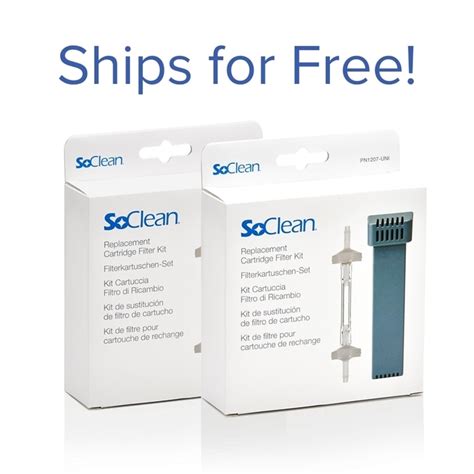 Authorized Cartridge Filter Kit For Soclean 2 Soclean U S