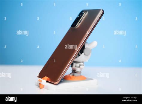 HCMC VN Dec 2023 Xiaomi Redmi Note 10 Pro Smartphone Stock Photo