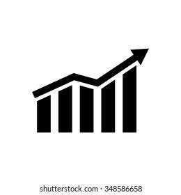 Graph Chart Button Stock Vector Royalty Free Shutterstock