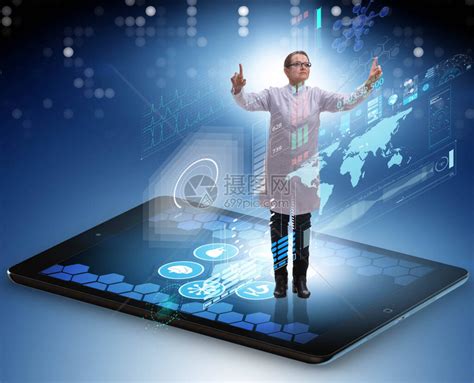 远程保健概念由进行远程检查的医生高清图片下载 正版图片506534784 摄图网