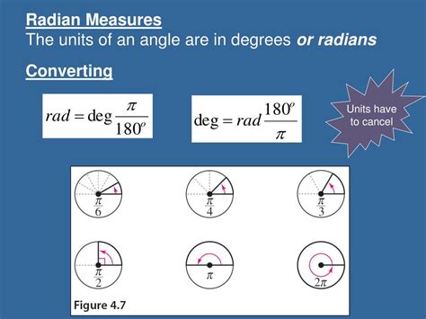 PPT Lesson 4 1 Radian Degree Measure PowerPoint Presentation ID 2574644
