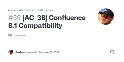 Ac 38 Confluence 81 Compatibility · Issue 38 · Codeclouadvanced