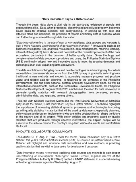 Data Innovation Pdf International Development Innovation