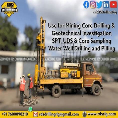 Geo Technical Core Drilling Rig On Truck Mounted At Rs 1100000 Piece