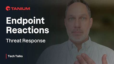 Tanium On Linkedin Endpoint Reactions Threat Response Tanium Tech