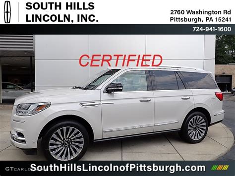 2019 Ceramic Pearl Metallic Tri Coat Lincoln Navigator Reserve 4x4