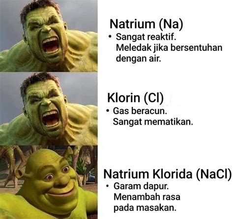 15 Meme Kimia Kocak Tapi Diajak Mikir Dulu