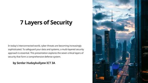7 Layers Of Security Protecting Your Digital Fortress 1 Pptx