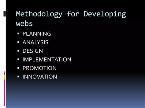 Methology Of Web Development Pptx