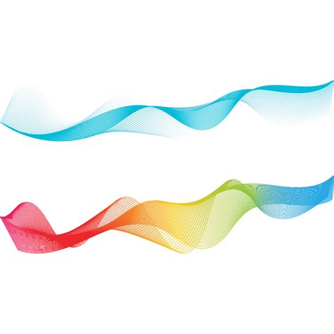 Abstract Smooth Color Wave Vector Vector Art At Vecteezy