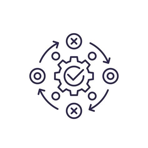 ícone de gerenciamento de projeto vetor de linha 2331490 Vetor no Vecteezy