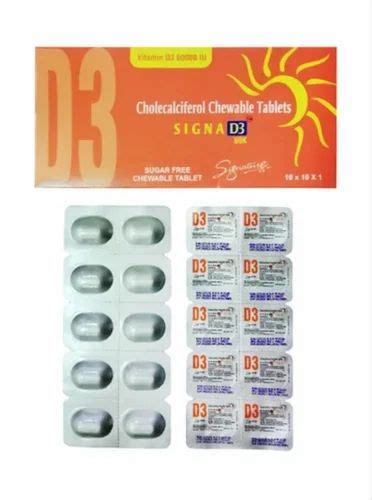 Vitamin D3 Cholecalciferol Chewable Tablet At Best Price In Nagpur