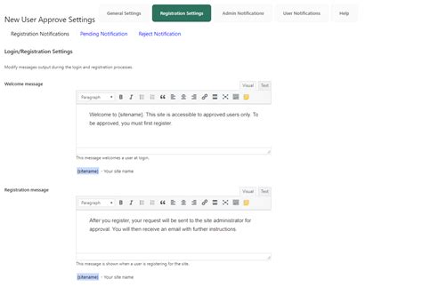 how to customize your new user approval process with a plugin