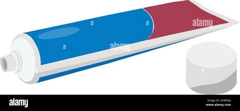 Anti Cavity Toothpaste Illustration Vector On A White Background